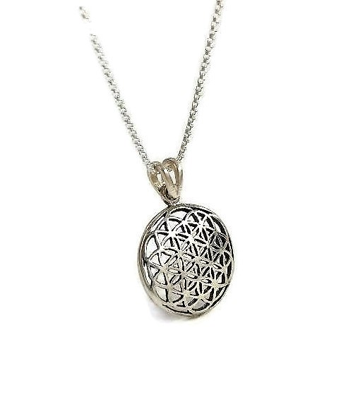Small Flower of Life Pendant - בדרך הטבע