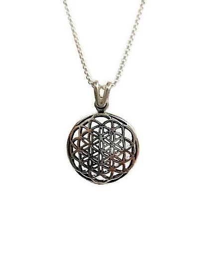 Small Flower of Life Pendant - בדרך הטבע