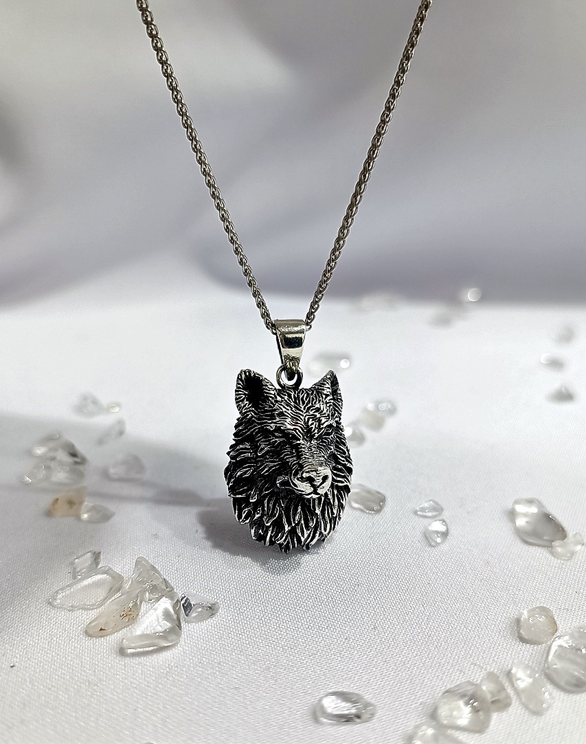 Wolf Head Pendant